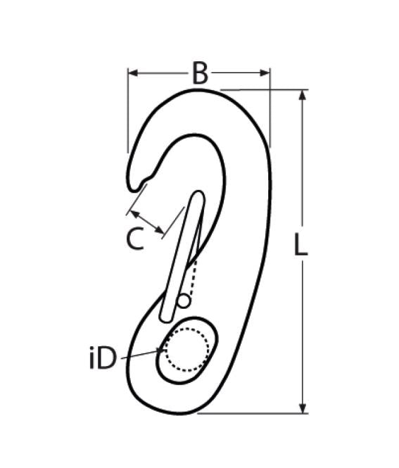 Surf Snap Spring Hook A4 Stainless – Gib Yachts Chandlery