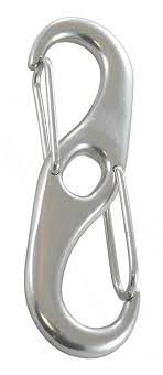 Double Spring Hook A4 Stainless – Gib Yachts Chandlery